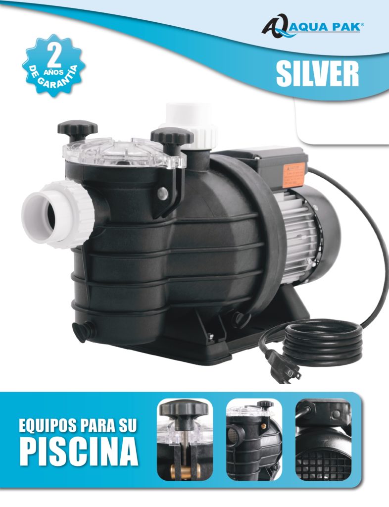 Motobomba para alberca Aquapak SILVER7-1115 – Argal Bombas
